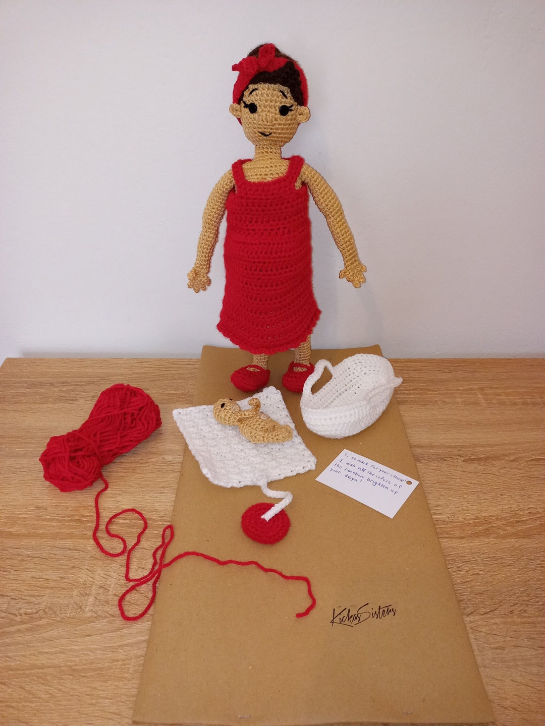 Custom Crochet Birth Mom and Baby Doll Personalized Pregnancy - Etsy Sweden