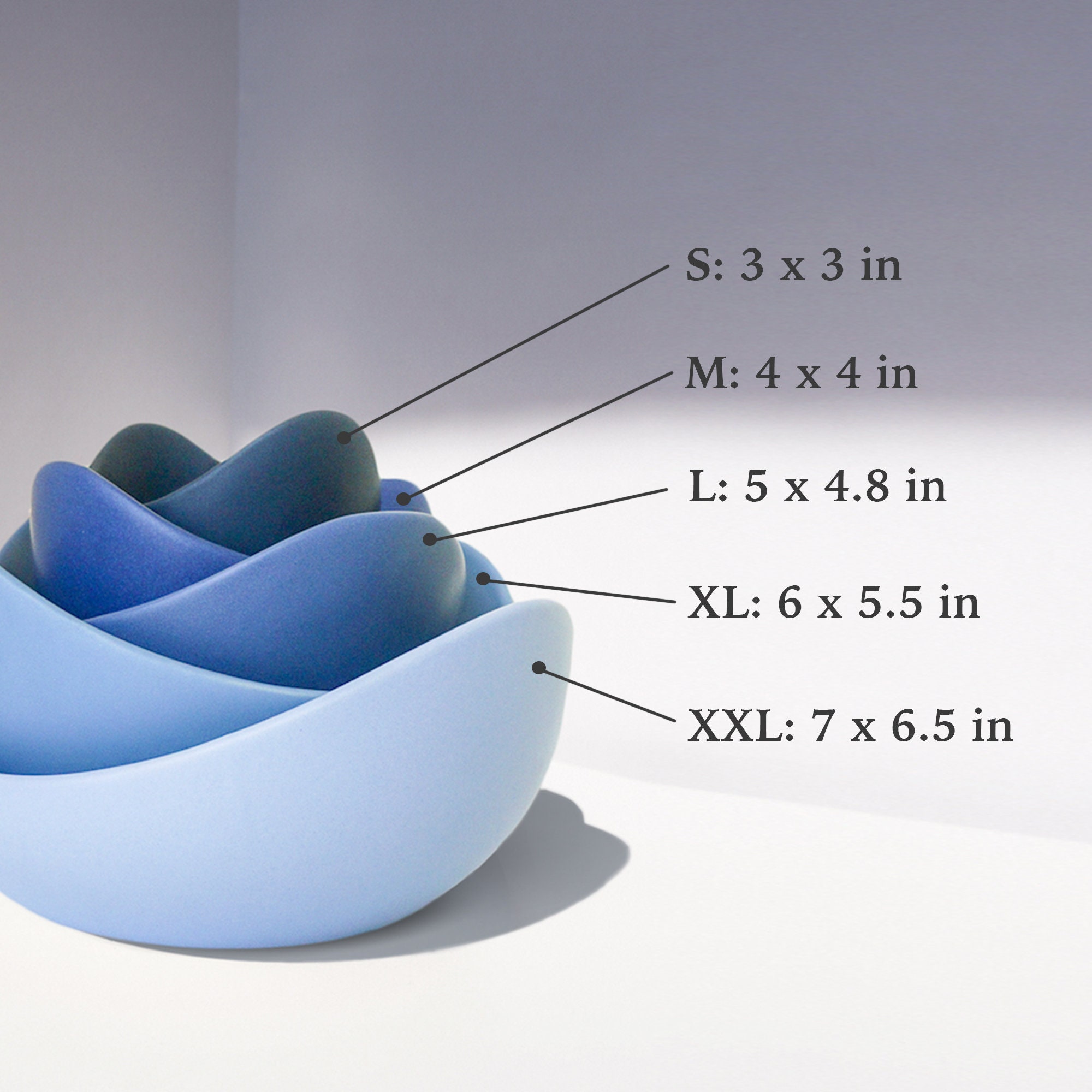 Ceramic Lotus Bowls full Set - Etsy