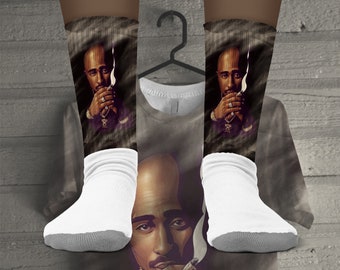 Tupac Socks | Etsy