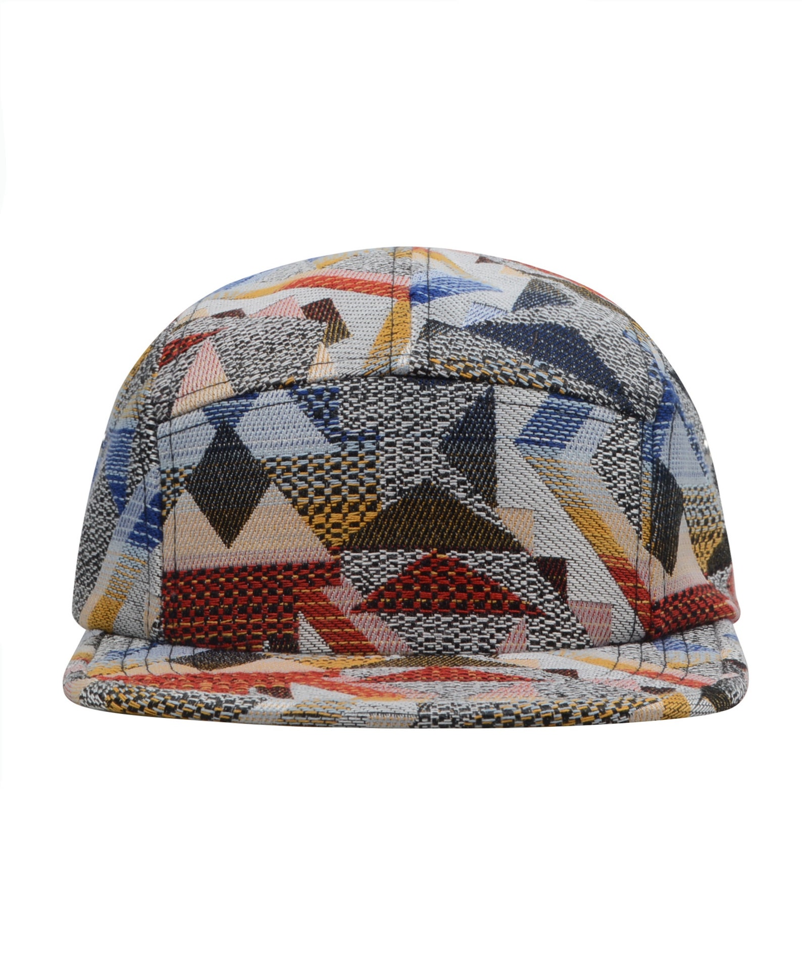 Hatphile Pattern Multi Color Jacquard 5 Panel Hat Camp Cap 7 1/4 58 Cm ...