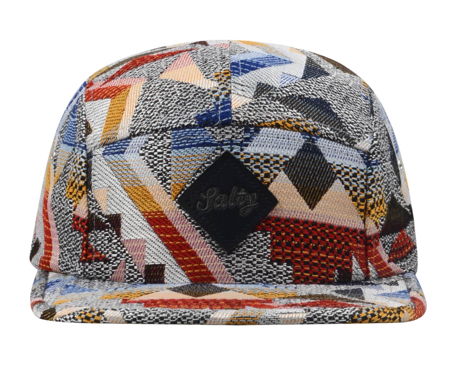 Hatphile Pattern Multi Color Jacquard 5 Panel Hat Camp Cap 7 1/4 58 Cm ...
