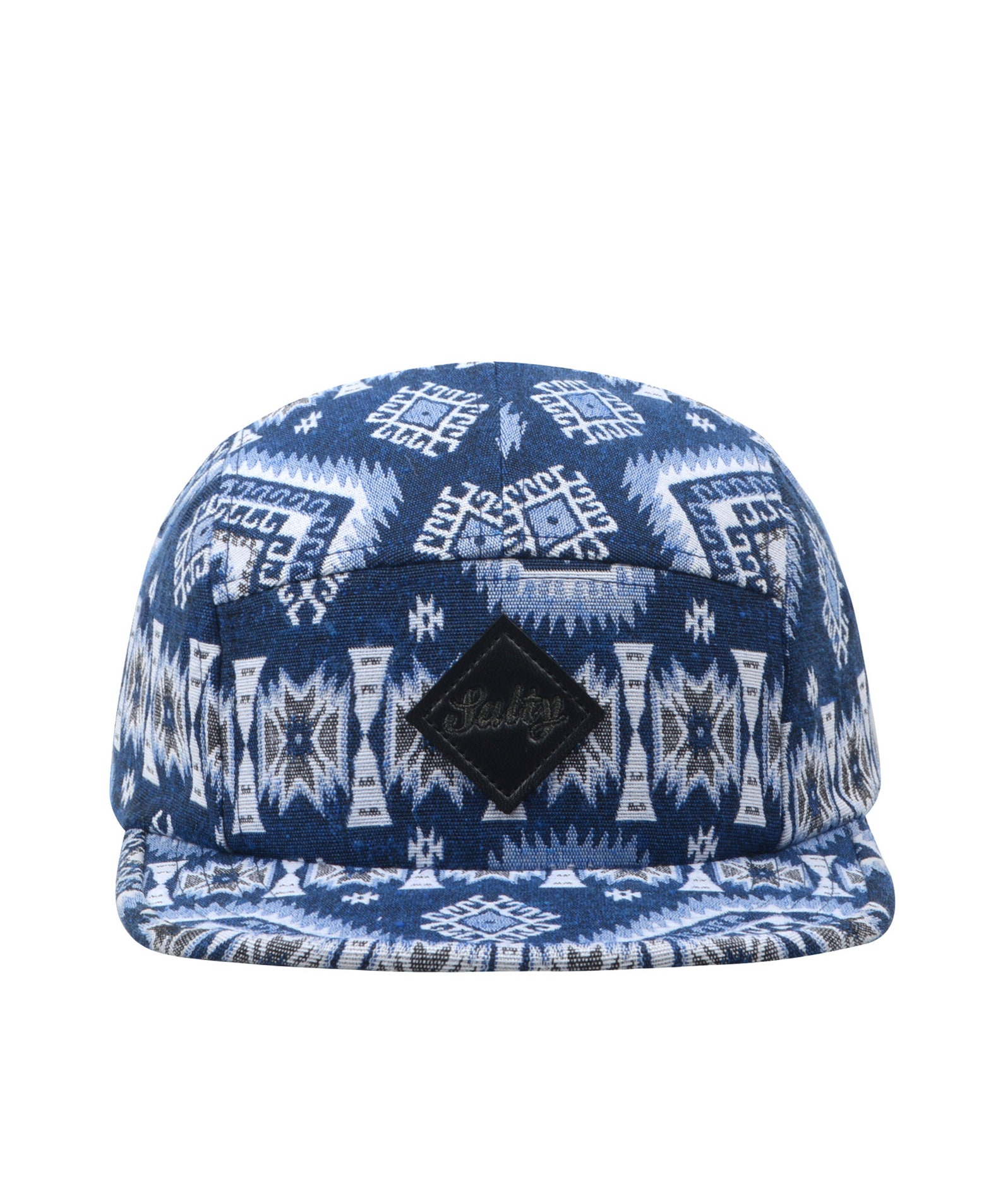 Hatphile Pattern Multi Color Jacquard 5 Panel Hat Camp Cap 7 1/4 58 Cm ...
