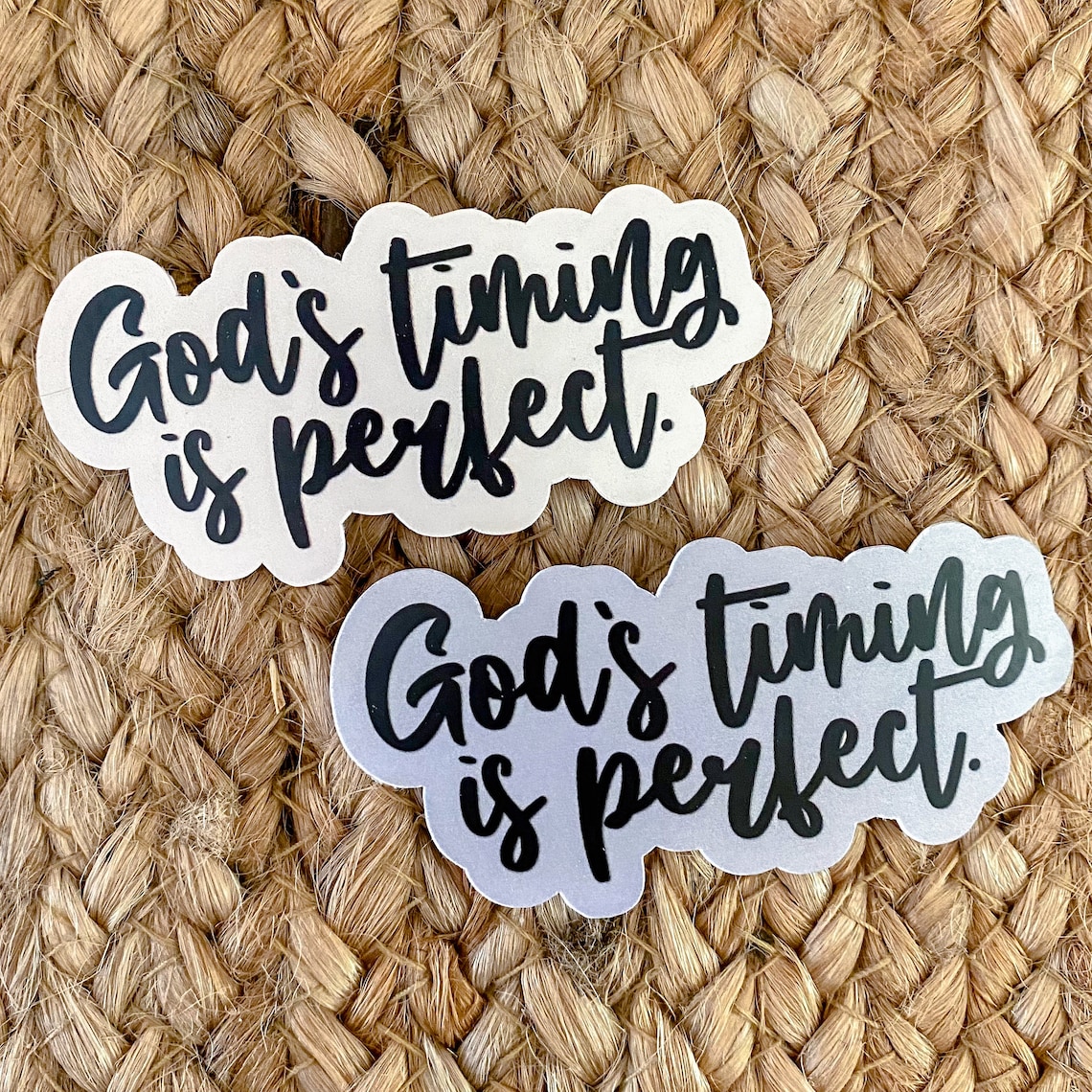 God's Timing is Perfect Sticker God's Timing Sticker - Etsy