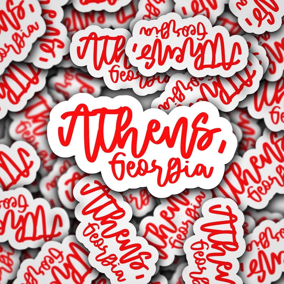 Athens Sticker, Athens Georgia Sticker, ATH - Etsy