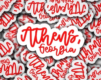 Georgia Sticker Flag for Laptop Book Fridge Guitar Motorcycle Helmet ...