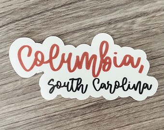 Columbia Sc Sticker | Etsy