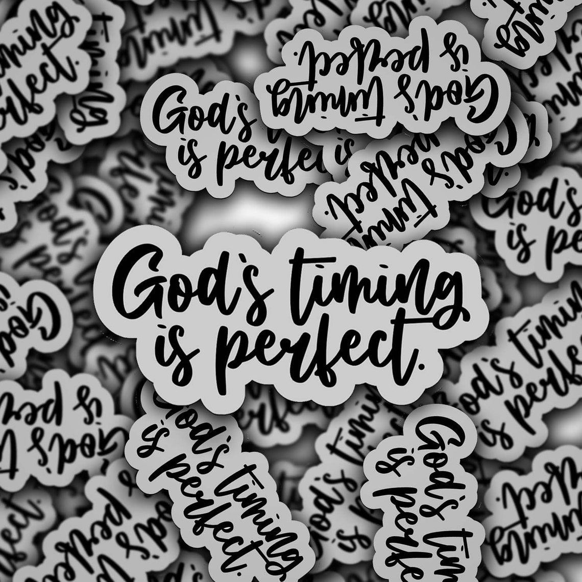 God's Timing is Perfect Sticker God's Timing Sticker - Etsy