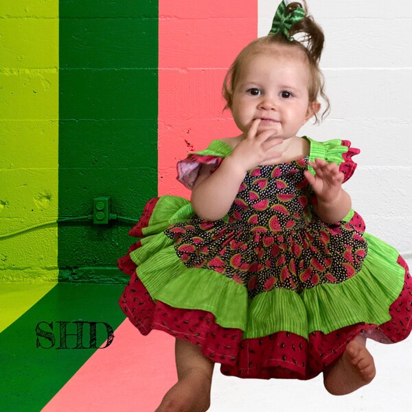 Watermelon Dress - Etsy