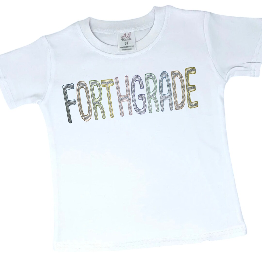 Back to School Font, Fourth Grade Back to School, 1st Day of School ...
