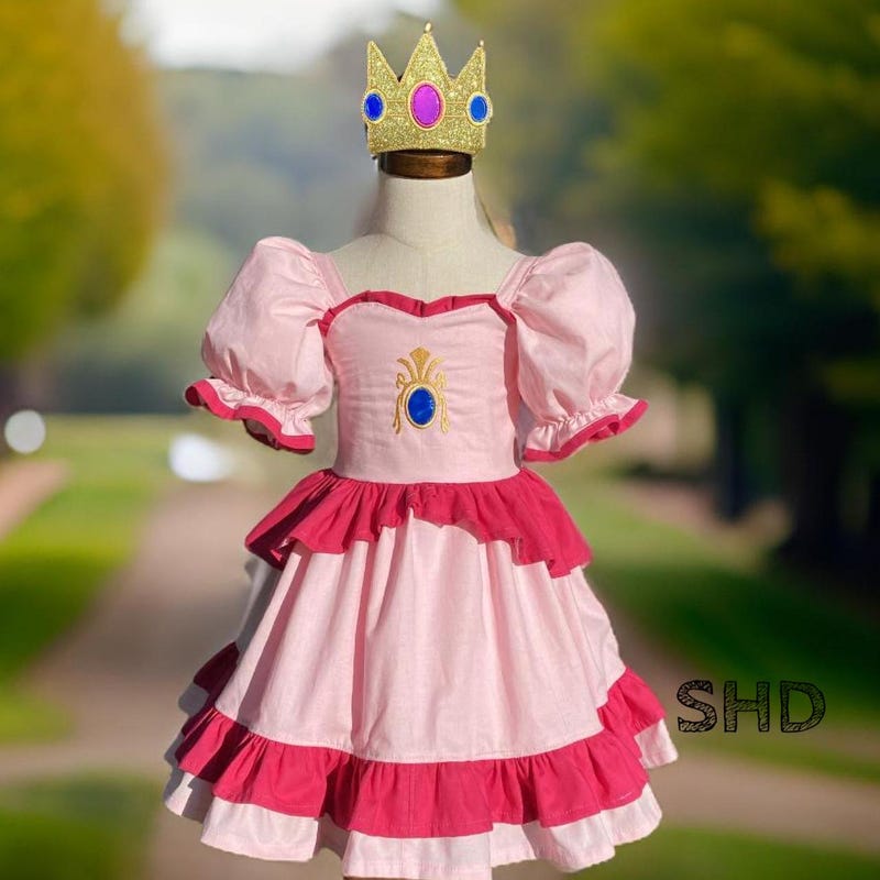 Princess Peach Cosplay Costume - Etsy