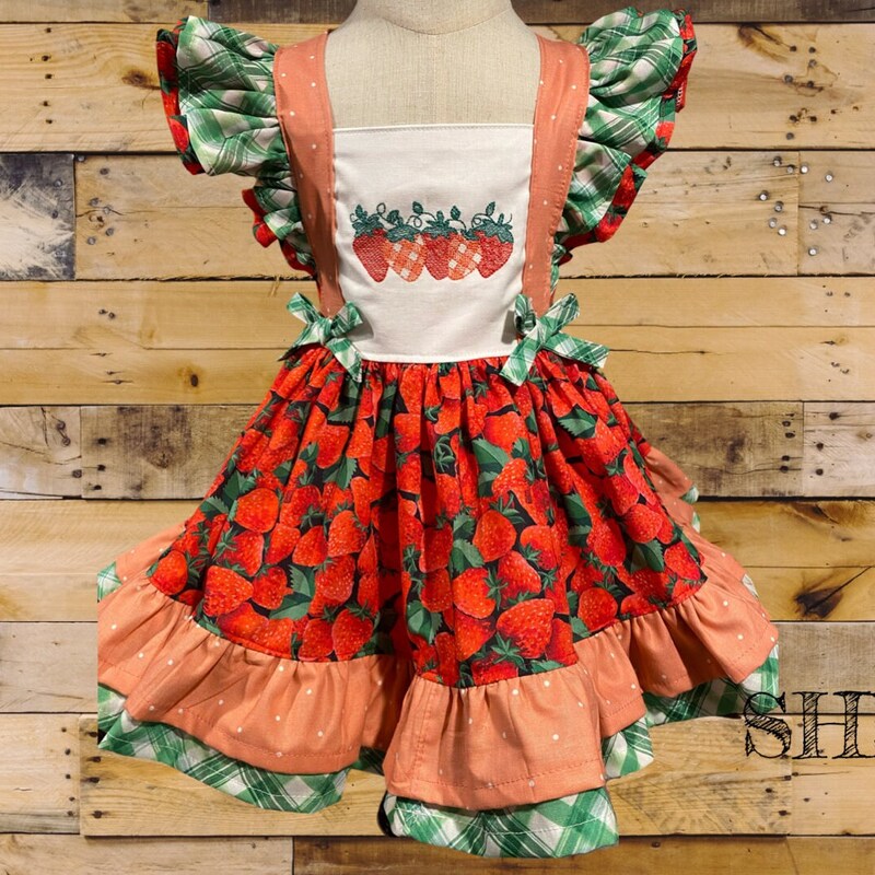 Strawberry Dress - Etsy