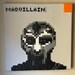 Madvillainy MF DOOM & Madlib Perler Bead Pixel Sprite Music Wall Decor ...