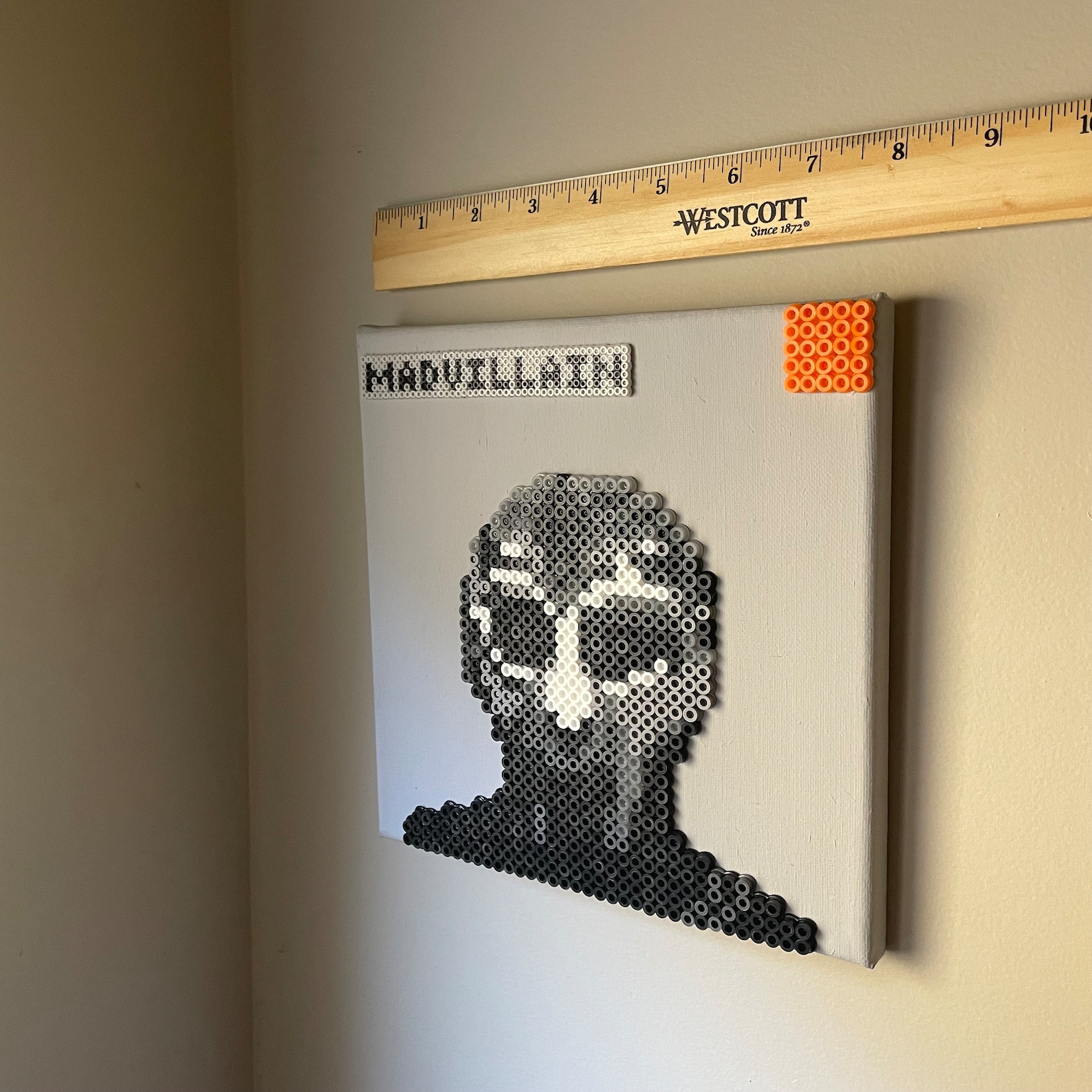 Madvillainy MF DOOM & Madlib Perler Bead Pixel Sprite Music Wall Decor ...