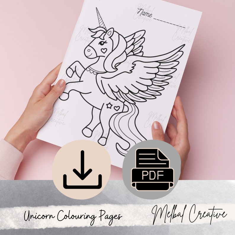 After School Activities, Unicorn Colouring Pages for Kids Printable ...