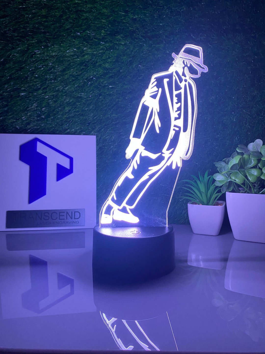 The Famous Lean LED Lamp - Etsy UK