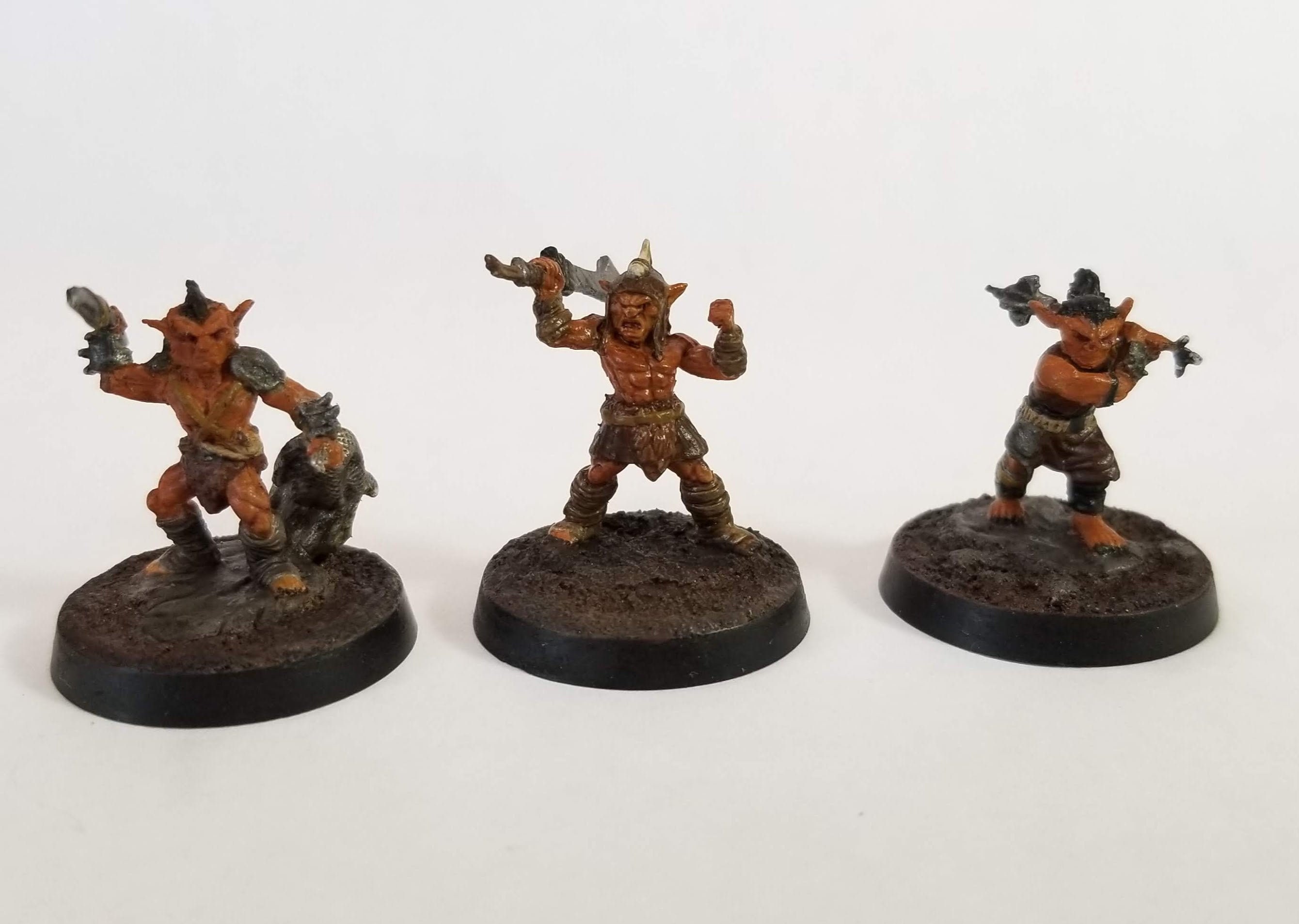 3 Goblin Warriors Hand-painted D&D Miniatures - Etsy UK