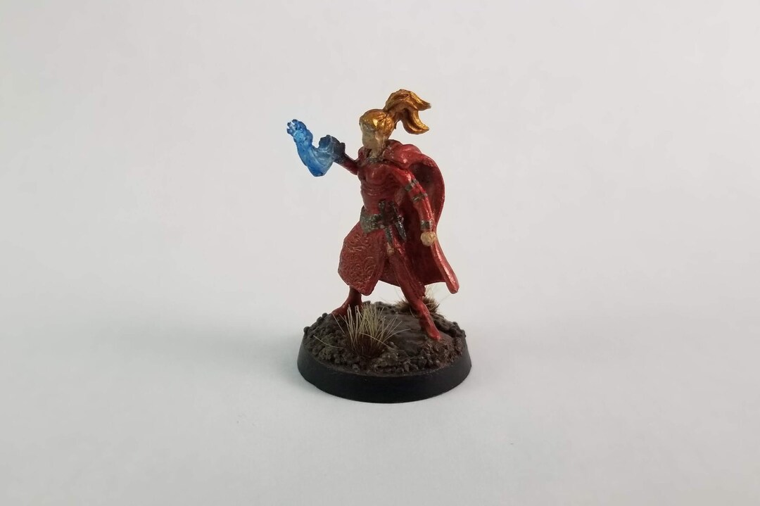 Female Sorcerer Hand-painted D&D Miniature - Etsy