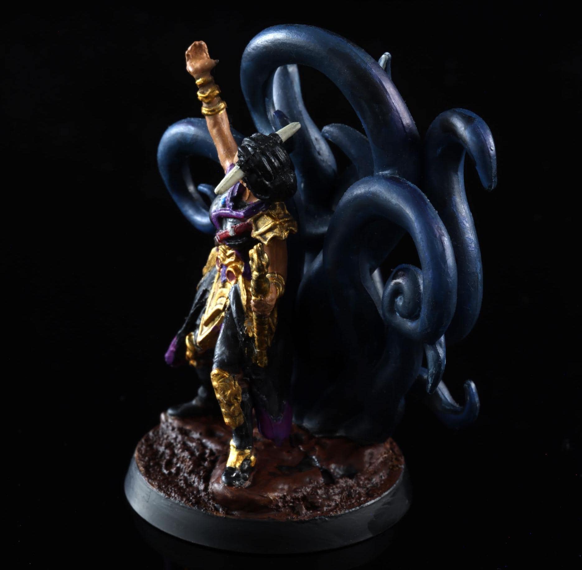 Female Human Warlock - Hand-painted D&D Miniature - Etsy