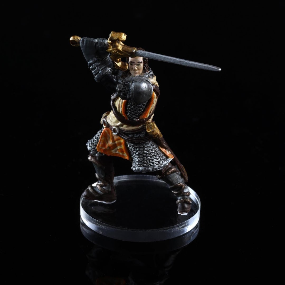 Male Human Paladin Hand-painted D&D Miniature - Etsy