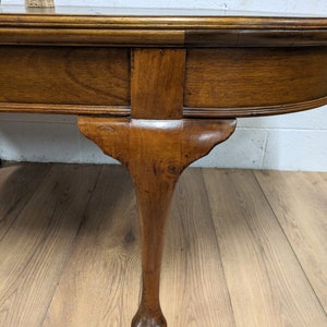 Vintage Oval Green Leather Top Table - Etsy