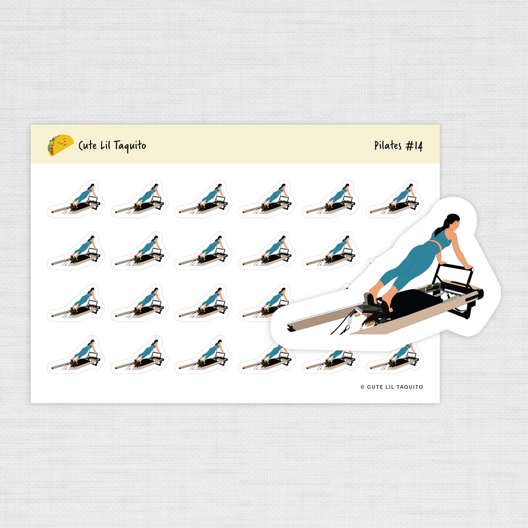 Pilates style 14 Planner Stickers PRINTED Diary Stickers, Journal ...