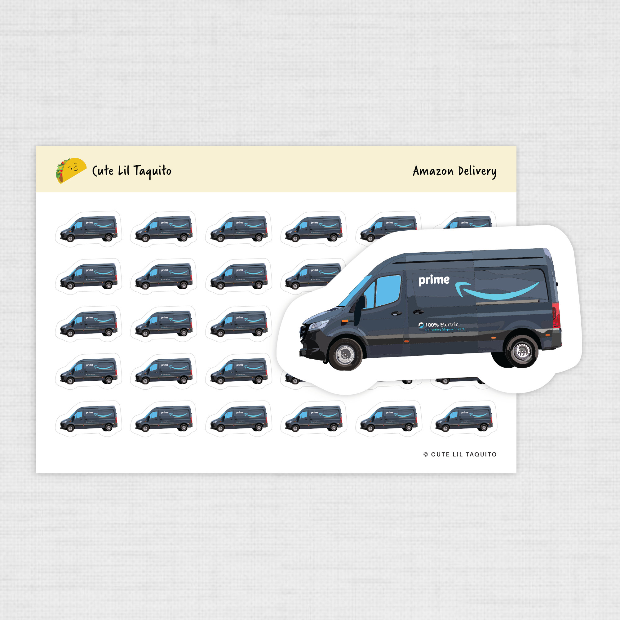 Online Delivery Planner Stickers PRINTED Agenda Stickers, Diary ...