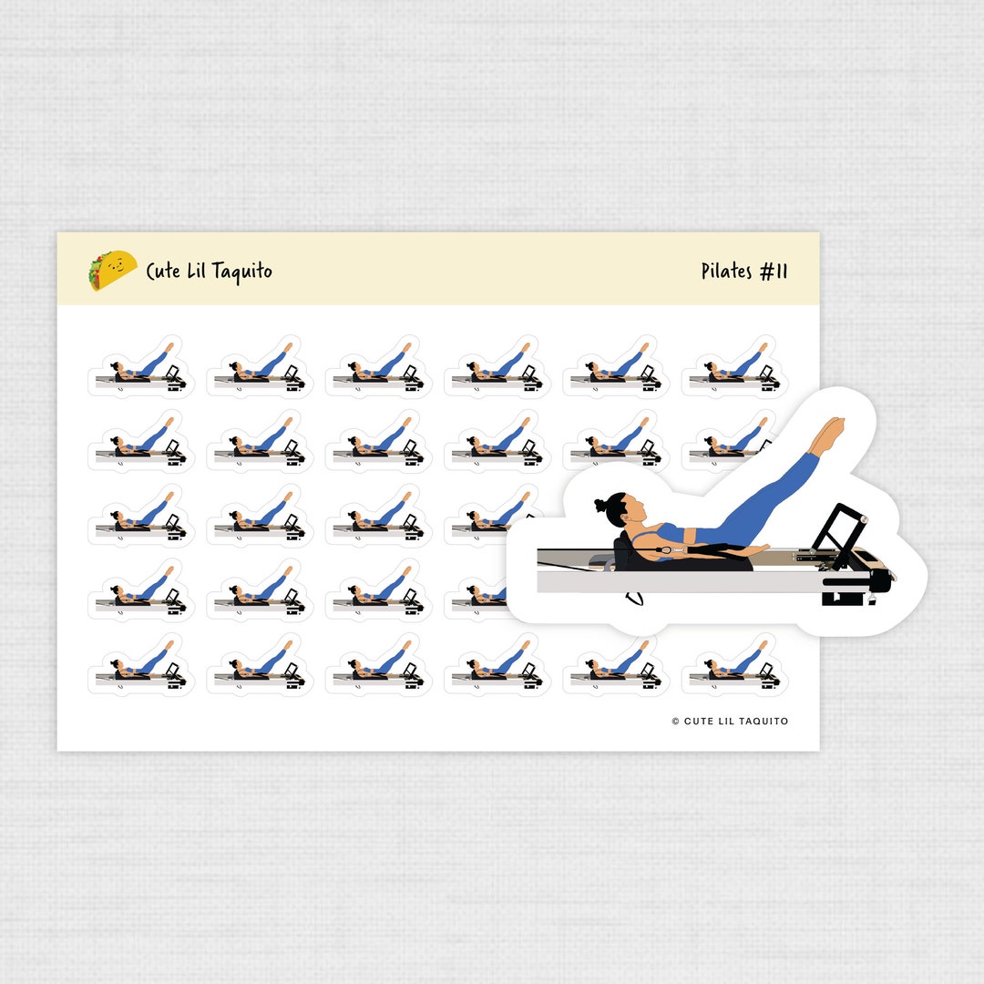 Pilates style 11 Planner Stickers PRINTED Diary Stickers, Journal ...