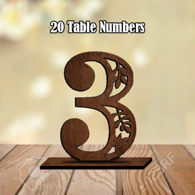 Rustic Table Numbers - Etsy