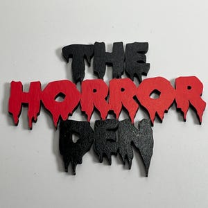 Horror Den Wall Sign: Wooden Wall Art, Movie Room Decor Gifts - Etsy