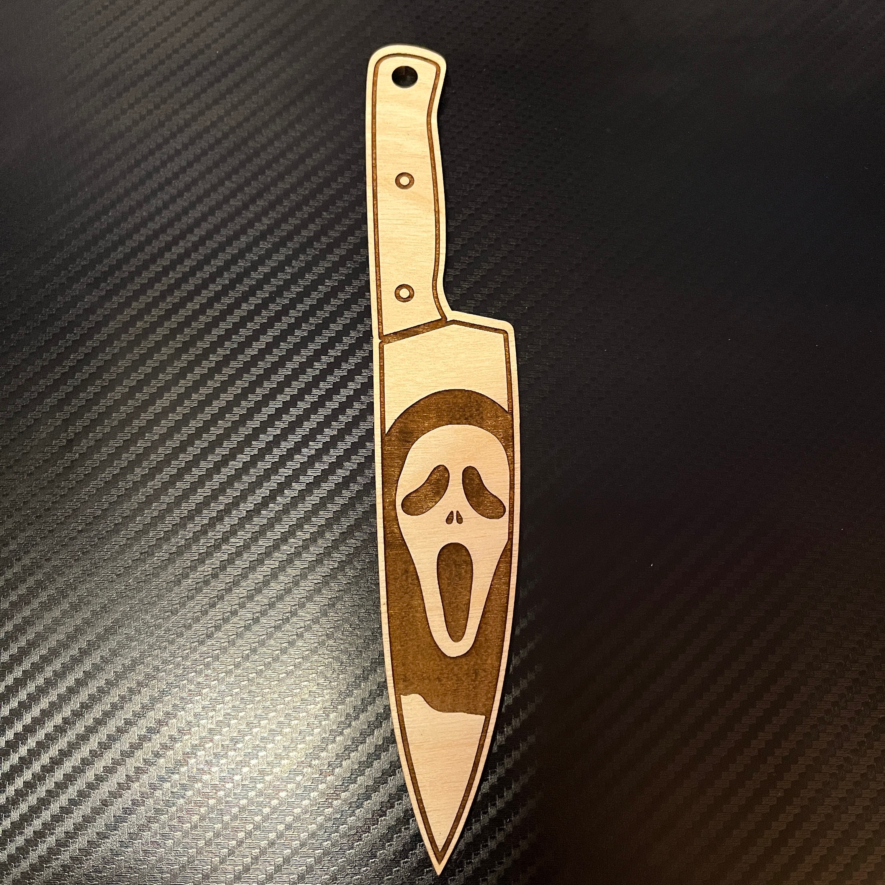 Horror Icon Portrait Wooden Knife Replica: Halloween Decor Gifts - Etsy