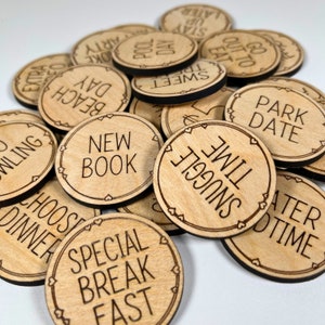 42 Wooden Reward Tokens, Rewards for Kids, Reward System, Gifts - Etsy