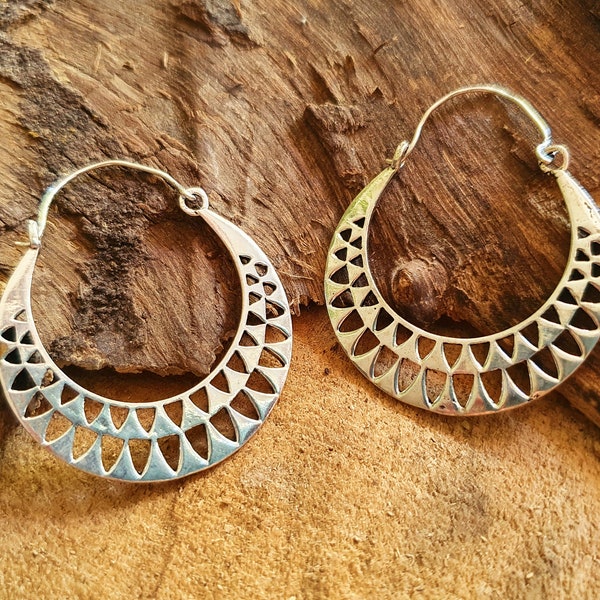 Aztec Hoop Earrings - Etsy