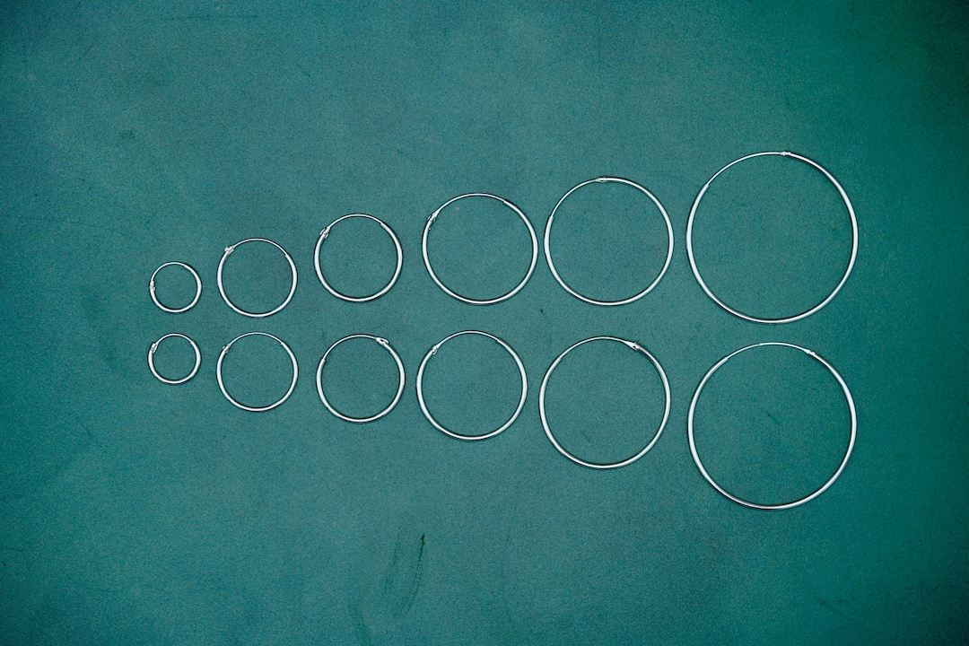 Sterling Silver 925 Clicker Hoops / Pure Silver Earrings / Everyday ...