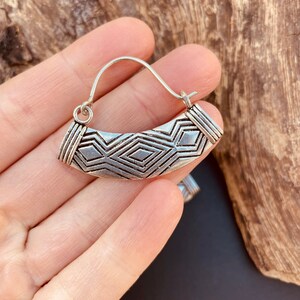 Aztec Inca Style Silver Earrings Tunnels Ear Weights Ethnic - Etsy