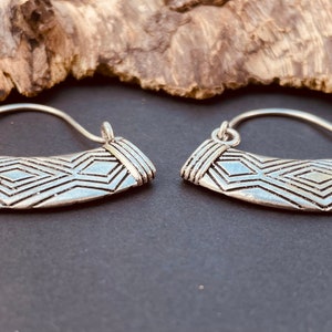 Aztec Inca Style Silver Earrings Tunnels Ear Weights Ethnic - Etsy