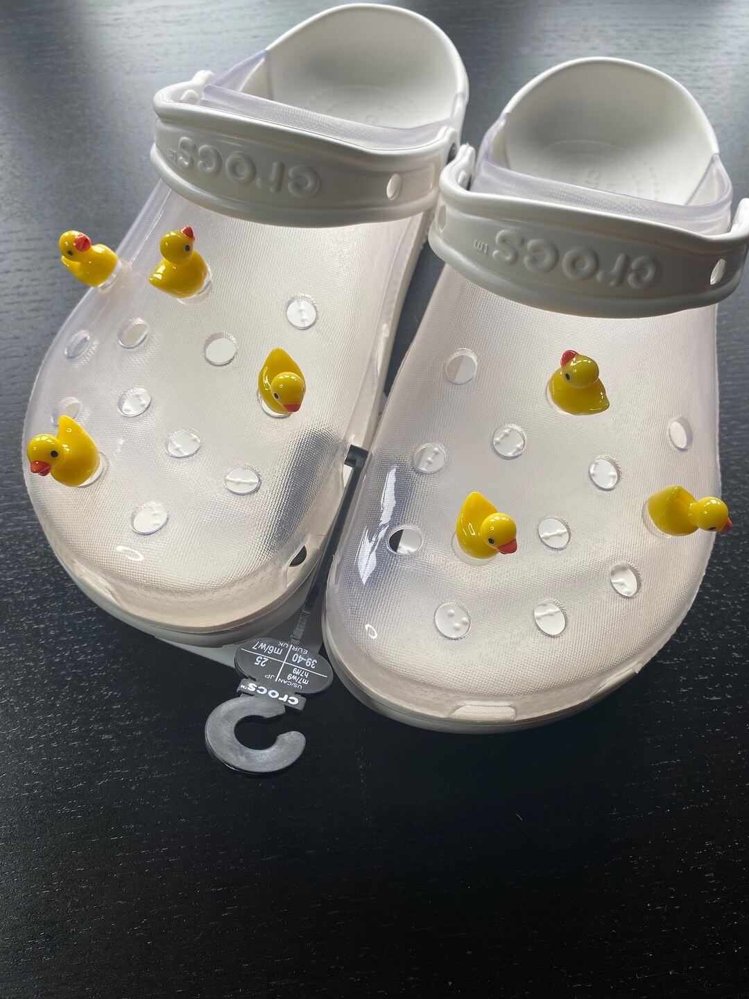 Set of 3 Cute Rubber Duck Jibbitz, Jibbitz for Crocs, Croc Accessories ...