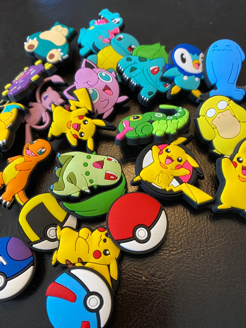 Pokemon Croc Charms Jibbitz for Crocs Croc Accessories - Etsy