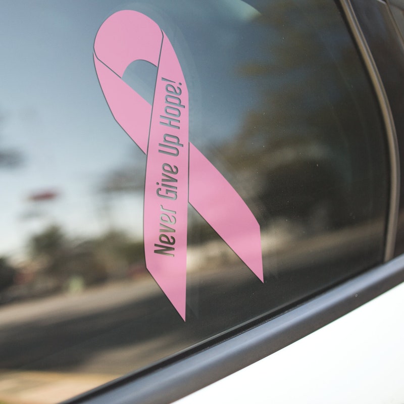 Breast Cancer Car Decal - Etsy