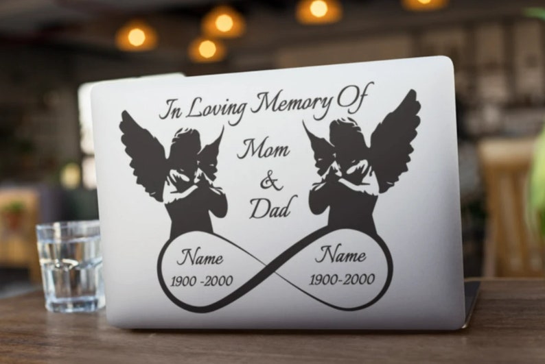 In Loving Memory Decal Mom and Dad Memorial Decal Car Decal - Etsy