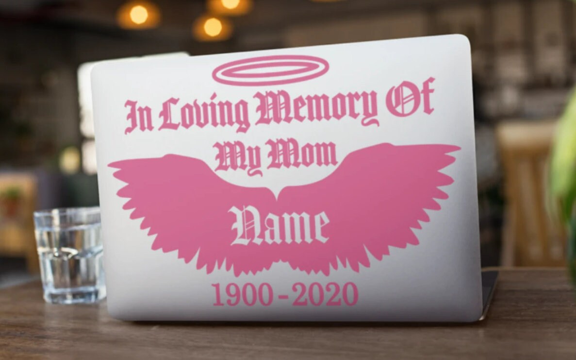 In Loving Memory of Mom Decal, Custom Memorial Decal, Car Decal, Truck ...