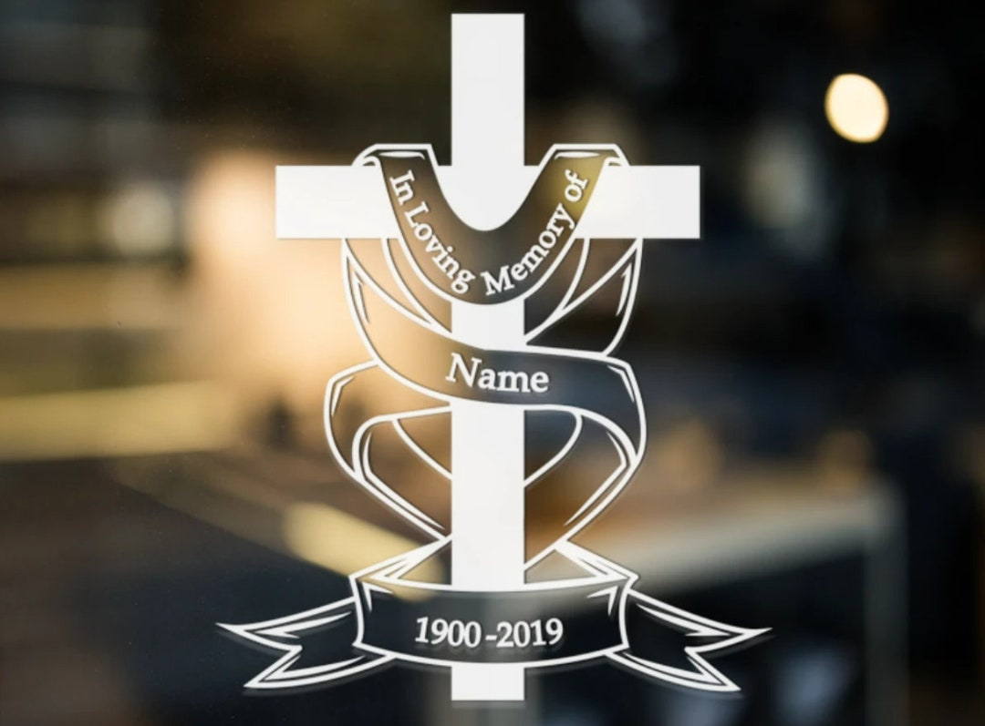 In Loving Memory of Vinyl Decal Custom Memorial Decal, Car Decal, Truck ...