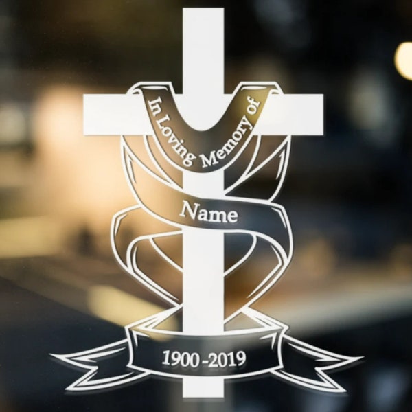 Memorial Decal Car Window - Etsy