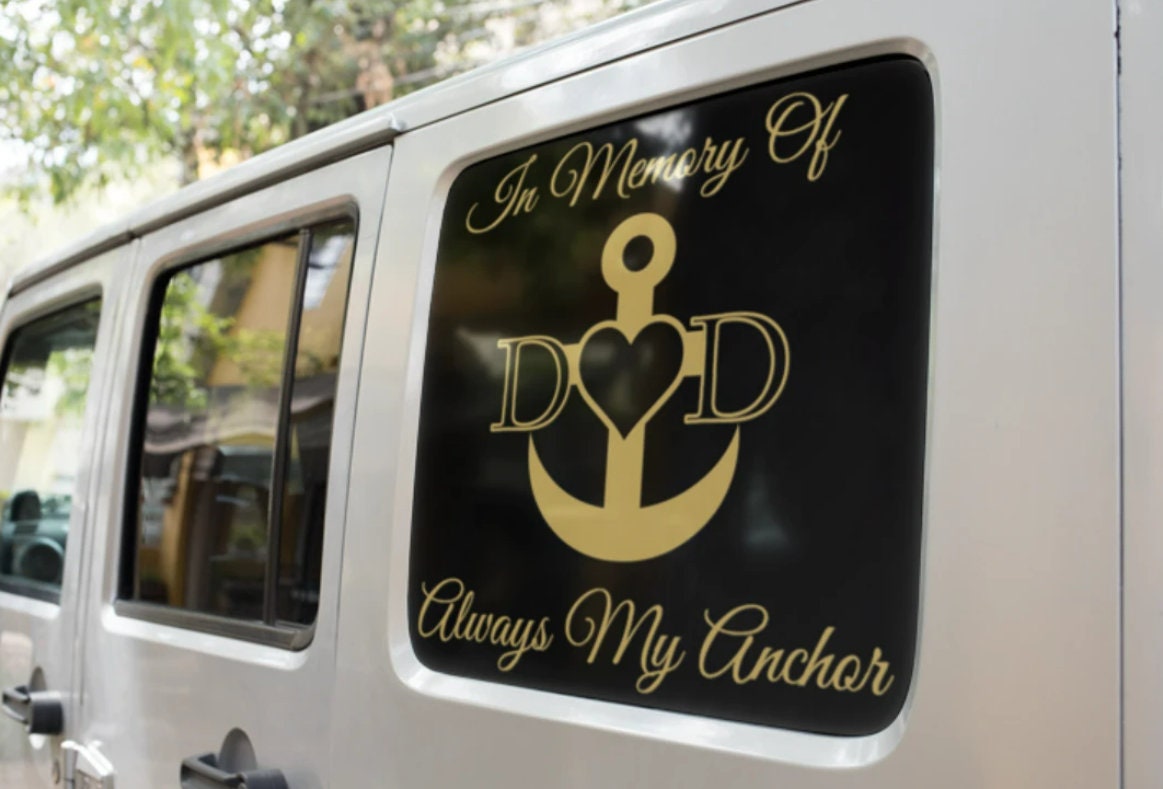 In Loving Memory of Dad Decal Vinyl Sticker Family Friends Memorial ...