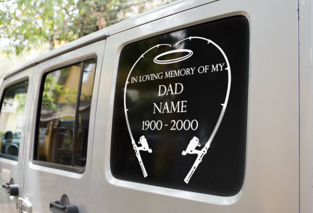 In Loving Memory of Vinyl Decal Sticker for Car, Truck, Laptop Window ...