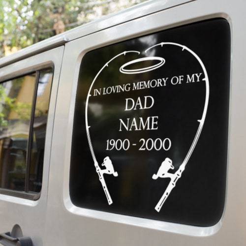 In Loving Memory Decal STICKER Car Decal Window | Etsy