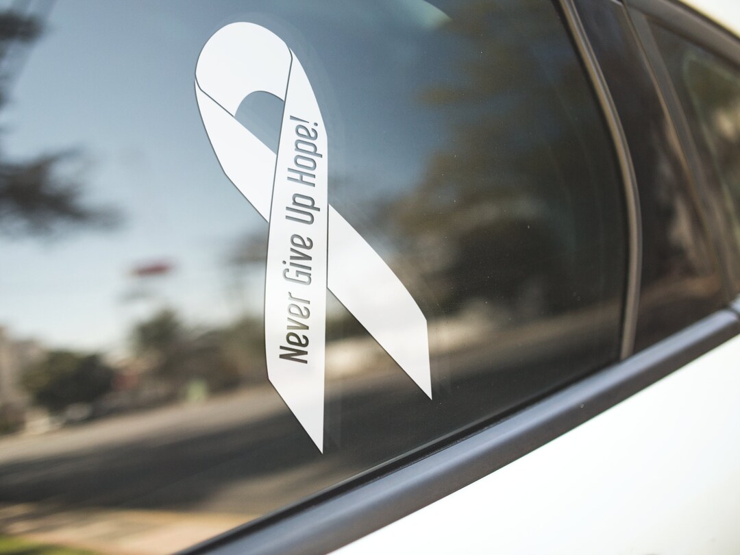 Lung Cancer Awareness Decal, Car Decal, Truck Decal, Laptop Decal ...