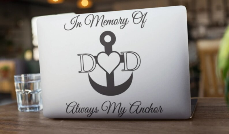In Loving Memory of Dad Decal Vinyl Sticker Family Friends Memorial ...