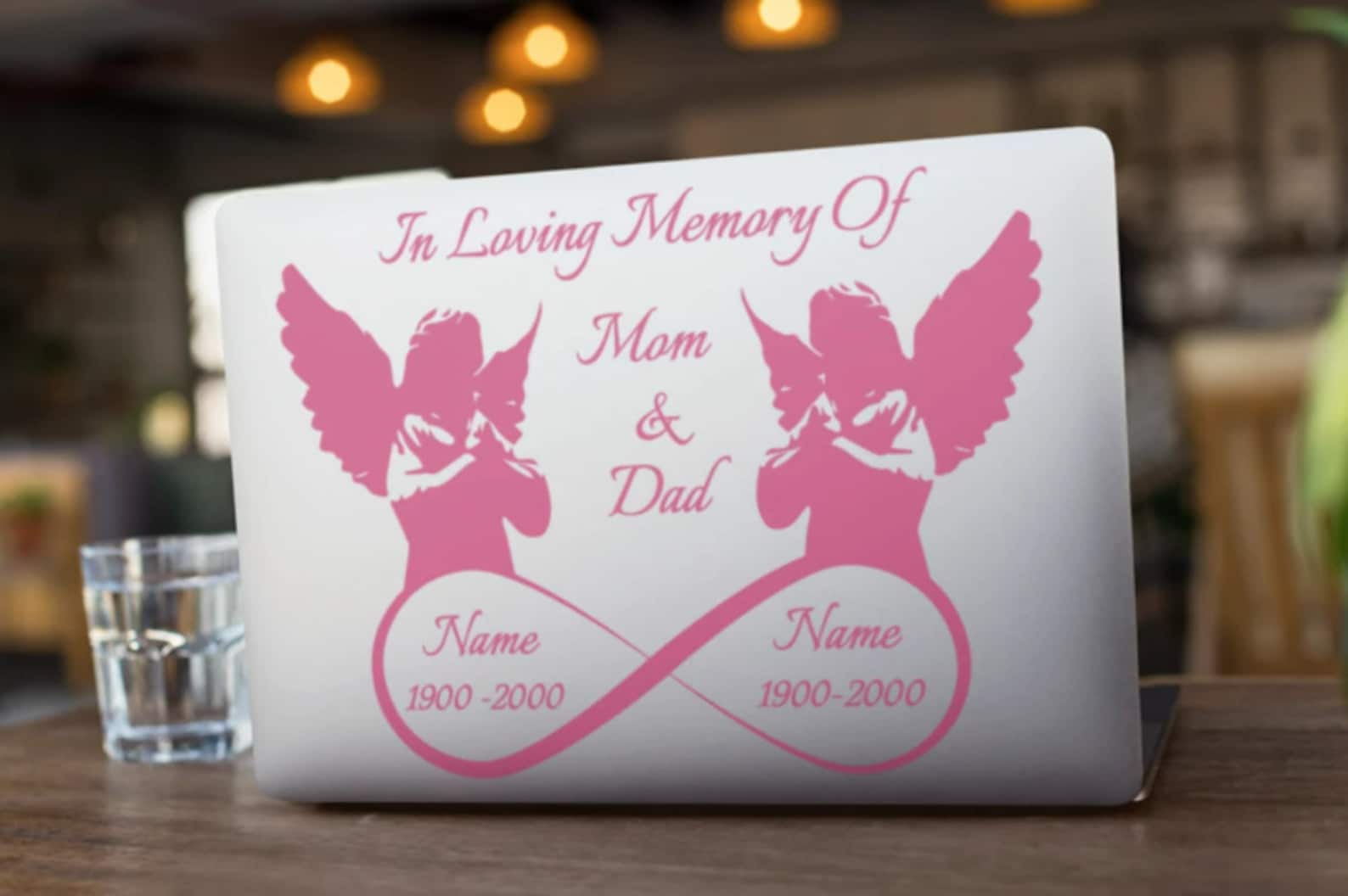 In Loving Memory Decal Mom and Dad Memorial Decal Car Decal - Etsy