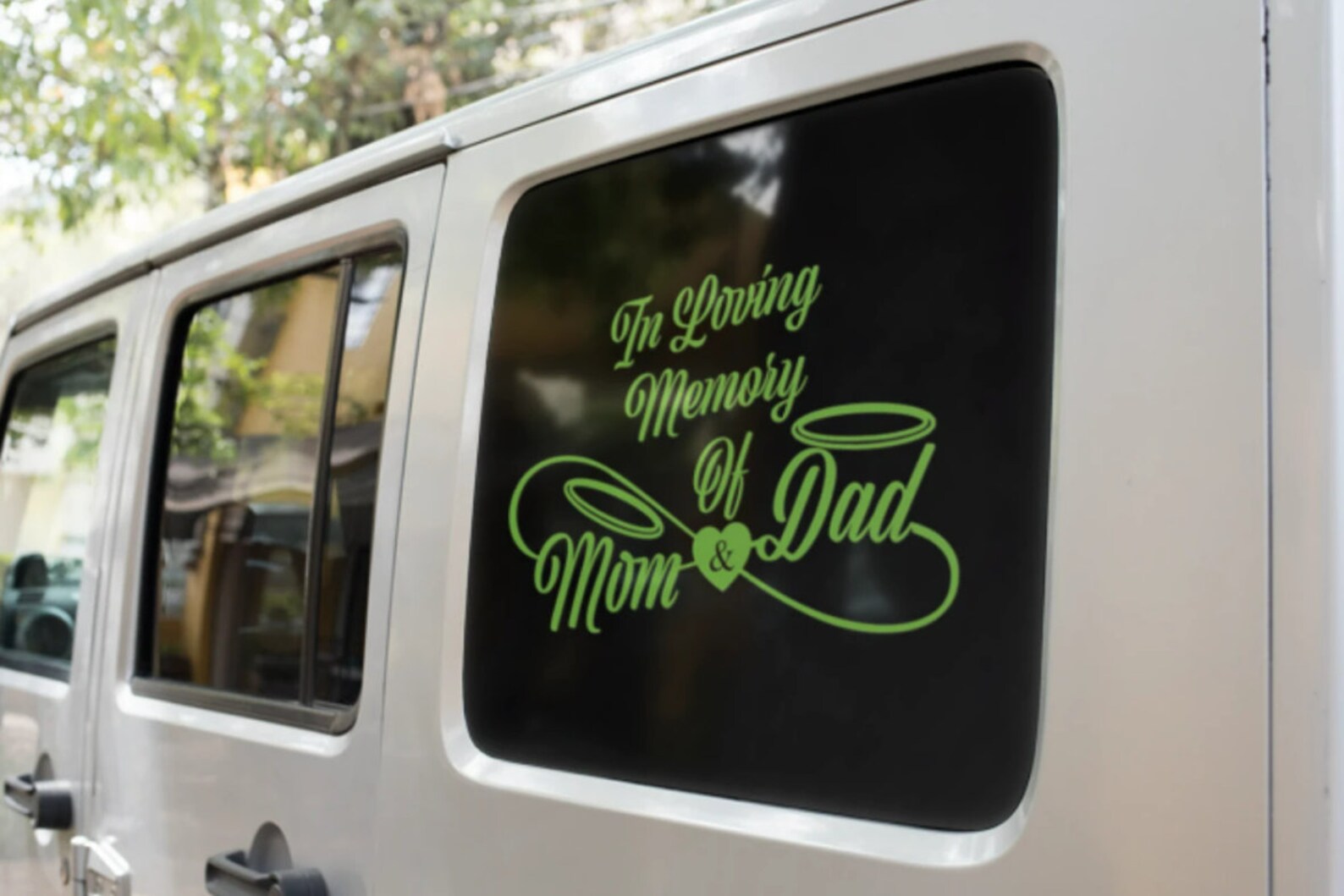 In Loving Memory Decal, Mom and Dad Memorial Decal, Car Decal, Truck ...