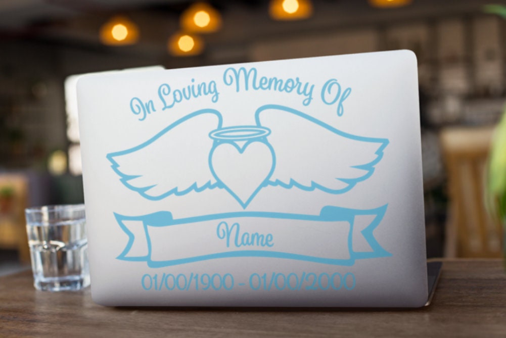 In Loving Memory Decal Family Friends Memorial Decal Car - Etsy